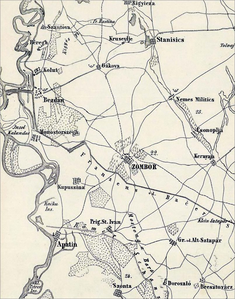 SOMBOR U VOJVODSTVU SRPSKOM 1849-1861. – Ravnoplov